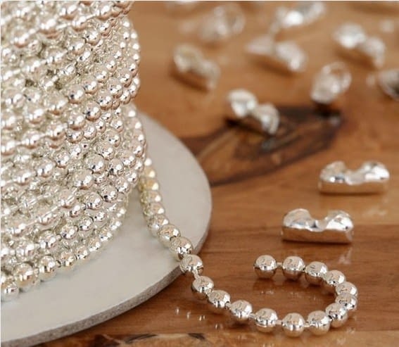 Colored ball chain spool - Ball Chain Curtain, Link Chain Curtain ...