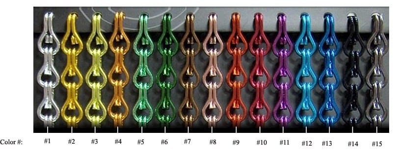 Aluminum chain curtain screen - Ball Chain Curtain, Link Chain Curtain ...